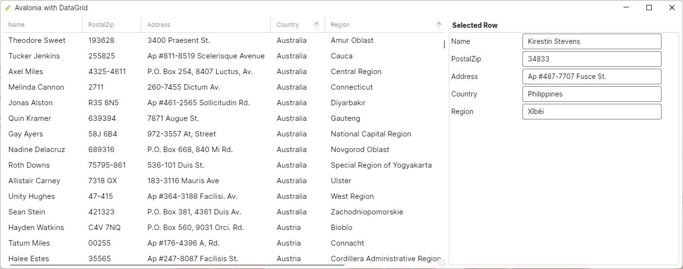Das DataGrid von Avalonia - Roland König